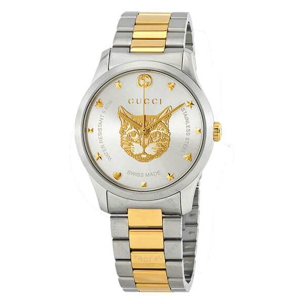Gucci Ladies' G-Timeless Two-Tone Watch-YA126596 – Chong Hing Jewelers